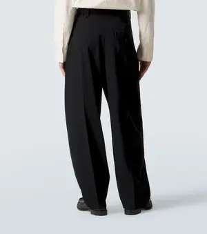 Jacquemus Fernando Pleated Wool Tapered Pants