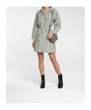 A.p.c. Melissa Floral Silk And Cotton Minidress