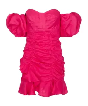 Isabel Marant Étoile Jasmine Georgette Minidress - Pink