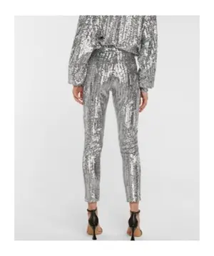 Isabel Marant Étoile Sequined High-rise Skinny Pants