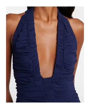 Christopher Esber Orion Ruched Halterneck Gown