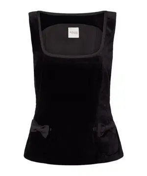 Posse Bow Top - Black