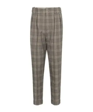 Isabel Marant Étoile Checked Tapered Pants - Gray
