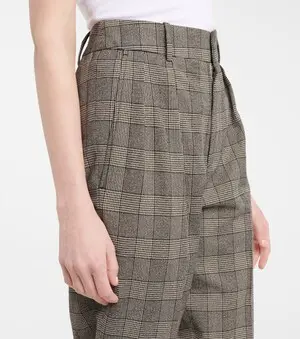 Isabel Marant Étoile Checked Tapered Pants
