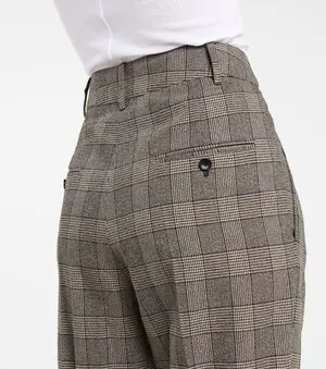 Isabel Marant Étoile Checked Tapered Pants