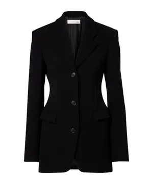 THE ROW Fontana Virgin Wool Blazer - Black
