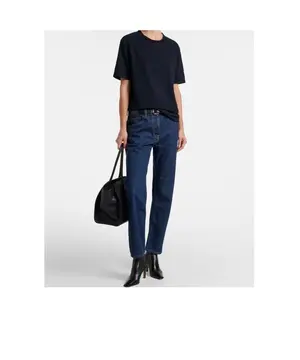 THE ROW Carla 80 Leather Ankle Boots