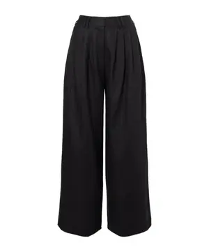 Posse Casual Pants With Belt Loops - Black
