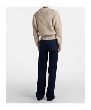 FRAME High-waisted Straight Leg Jeans