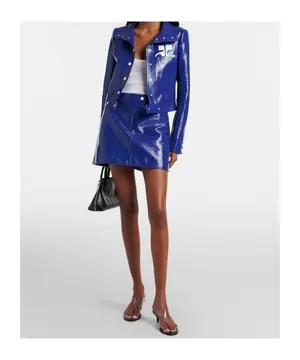 COURREGES Logo Miniskirt