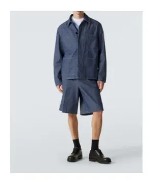 JIL SANDER Cotton Chambray Overshirt