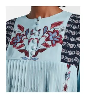 Farm Rio Crew Neck Long-sleeved Shirt