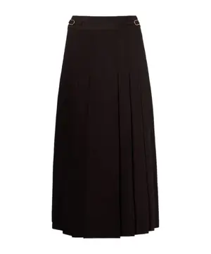 Gabriela Hearst Pleated Midi Skirt - Brown