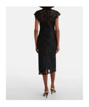 Staud Rosaline Guipure Lace Cocktail Dress