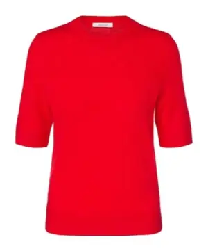 Dorothee Schumacher Fluffy Statements Wool And Cashmere Top - Red