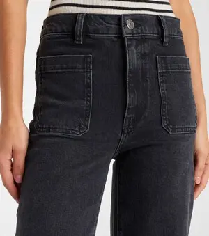 FRAME Arrow High-rise Bootcut Jeans