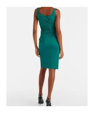Versace Gathered Jersey Cocktail Dress