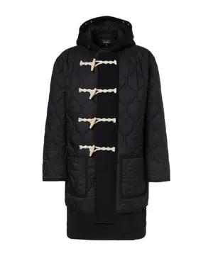 Comme Des Garçons Quilted Wool Duffel Coat