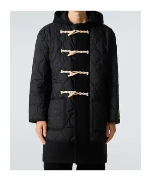 Comme Des Garçons Quilted Wool Duffel Coat