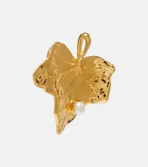Oscar De La Renta Vines Clip-on Earrings