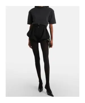 Wardrobe.NYC Elastic Belt Pantyhose