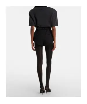 Wardrobe.NYC Elastic Belt Pantyhose