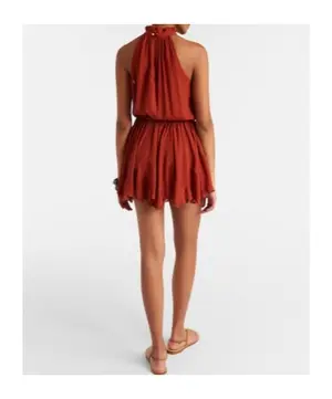 Poupette St Barth Bianca Gathered Minidress
