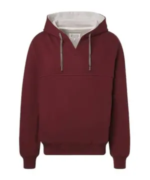 MAISON MARGIELA Cotton Jersey Hoodie - Red