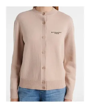 Givenchy Cropped Wool And Cashmere Cardigan