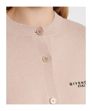 Givenchy Cropped Wool And Cashmere Cardigan