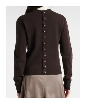 LEMAIRE Reversible Wool And Cashmere Cardigan