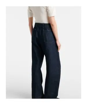 LEMAIRE Twisted Belted Barrel-leg Jeans