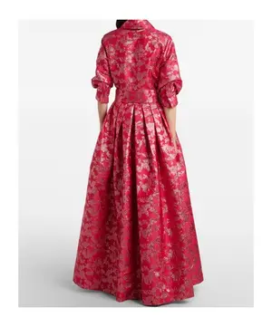 Simkhai Belted Jacquard Dress
