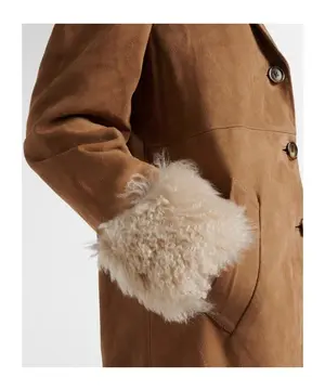 Rixo Cienna Leather Coat