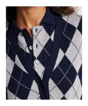 LISA YANG Raelyn Argyle Cardigan