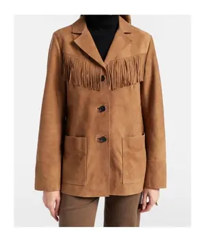 Rixo Fringed Suede Jacket