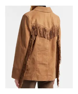Rixo Fringed Suede Jacket