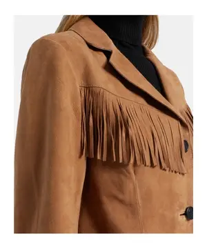 Rixo Fringed Suede Jacket