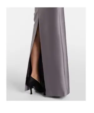 Roland Mouret Strapless Crystal-embellished Taffeta Gown