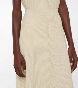 JOSEPH Ribbed Knit Miniskirt
