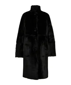 JOSEPH Britanny Reversible Coat - Black