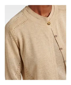 JOSEPH Tasse Lamé Cardigan