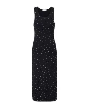 Altuzarra Geordie Embellished Jersey Midi Dress - Black