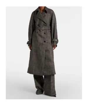 JOSEPH Double-breasted Spruce Coat