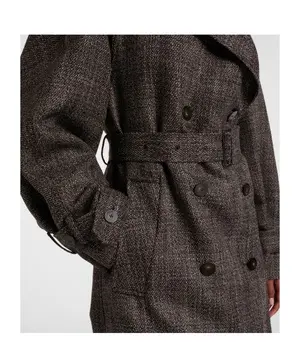 JOSEPH Double-breasted Spruce Coat