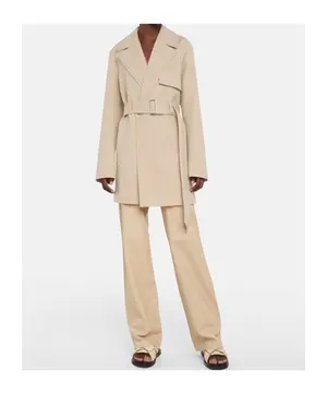 JOSEPH Belted Chevron Suit Jacket