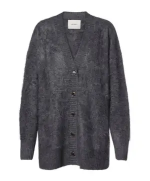 LISA YANG Elaria Cashmere Cardigan - Grey