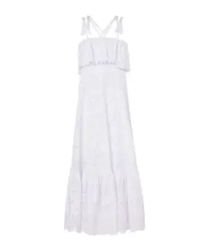 Etro Printed Cotton-blend Maxi Dress - White