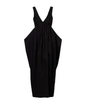 RÓHE Cotton-blend Maxi Dress - Black