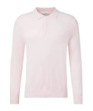 Arch4 Cashmere Polo Sweater - Pink